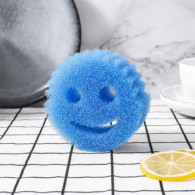 Smiley Face Magic Clean Wipe Smiley Face Sponge Wipe Honeycomb Sponge ...