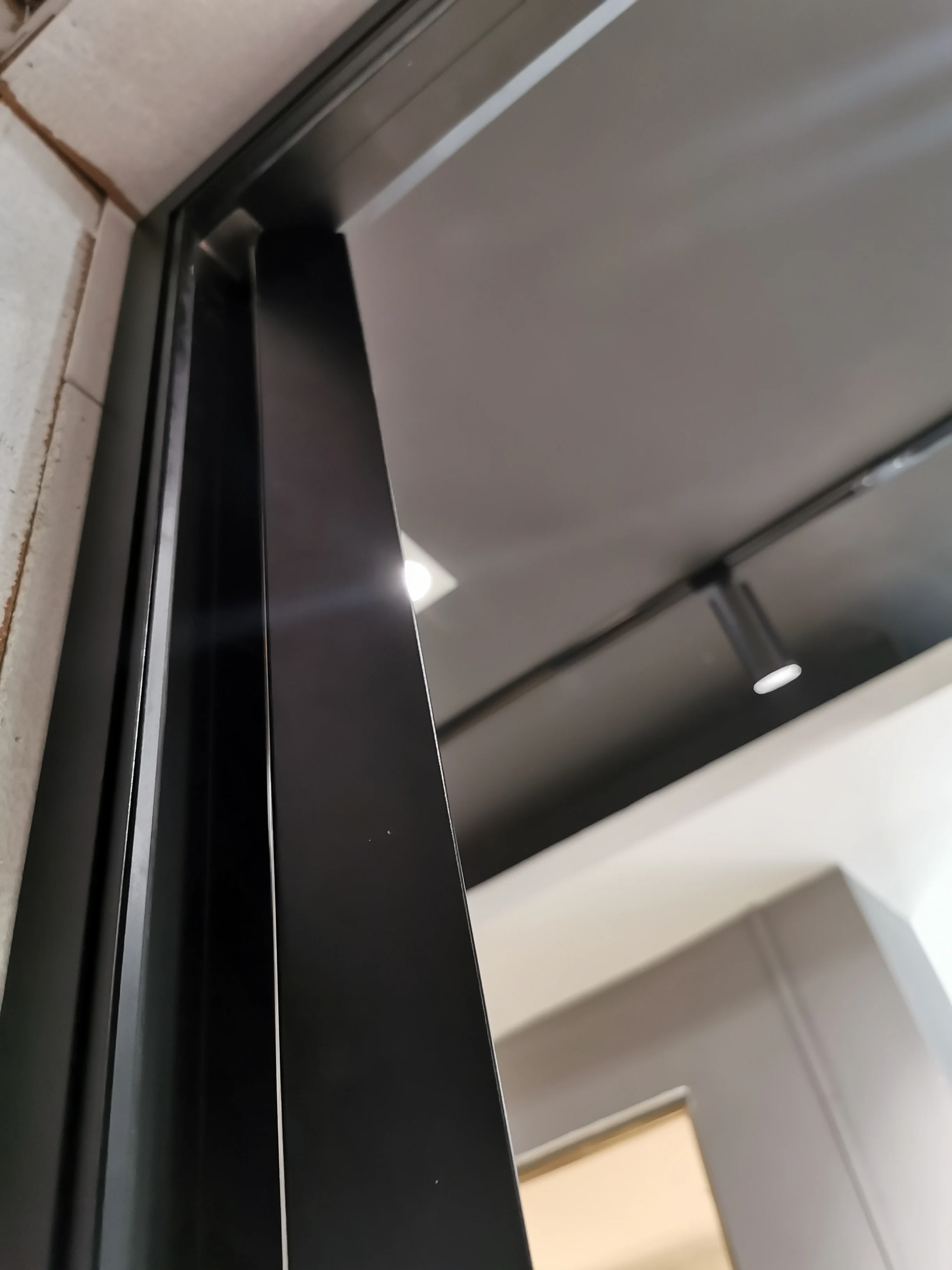 Modern Invisible Aluminum Frame Wooden Veneer Interior Room Wood Door ...