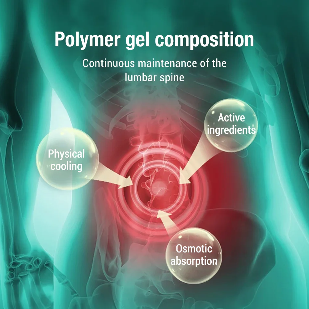 Lumbar Spine Cold Compress Gel - Natural Pain Relief