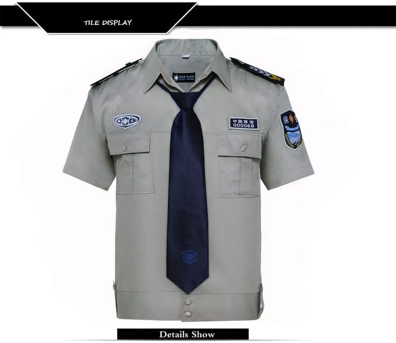 Women Security Guard Uniform Police Shirt Security Guard Sark Garment ...