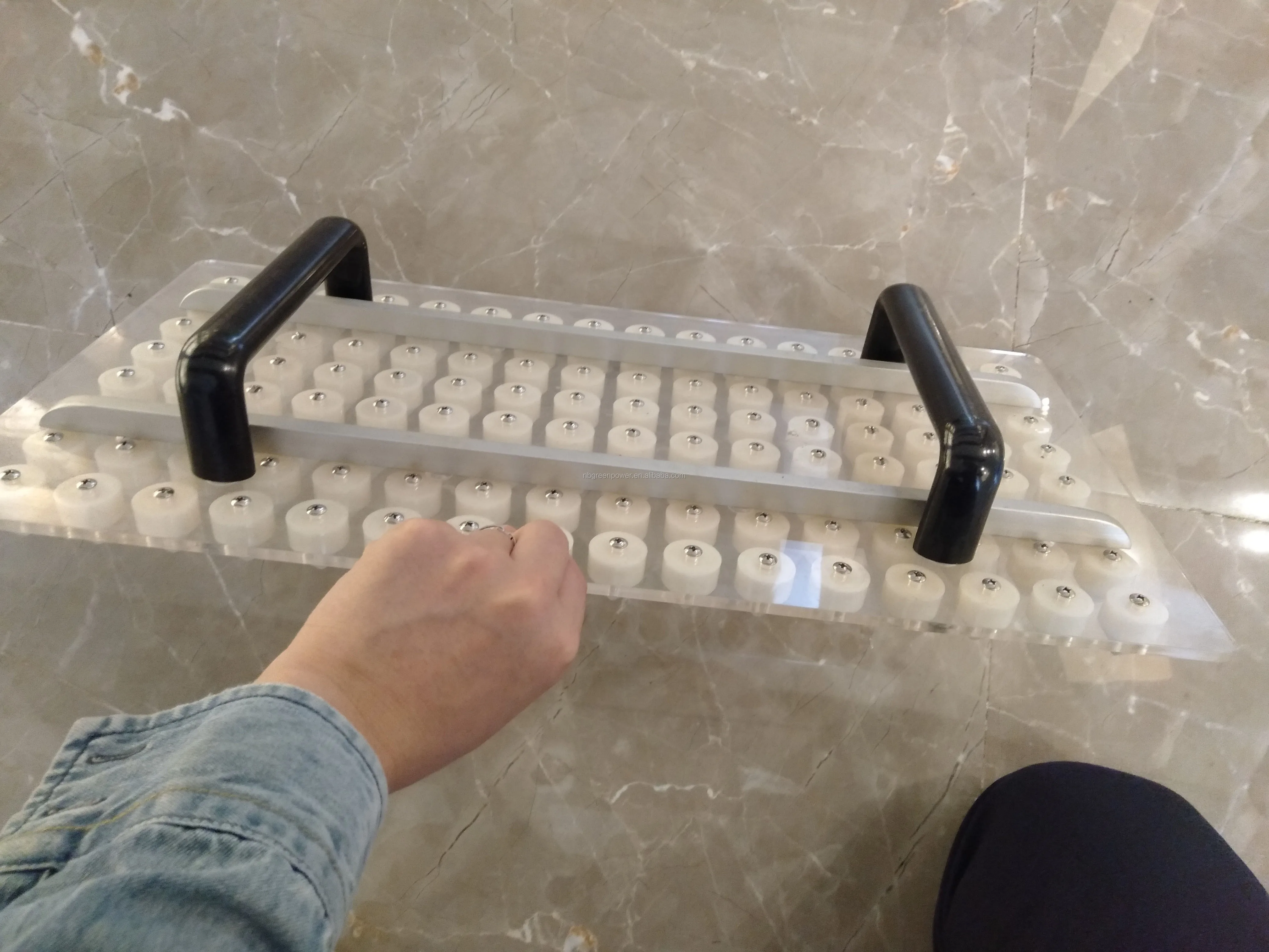 Precision Seedling Tray Paperpot Dibbling Plate Dibble Board Dibbler ...