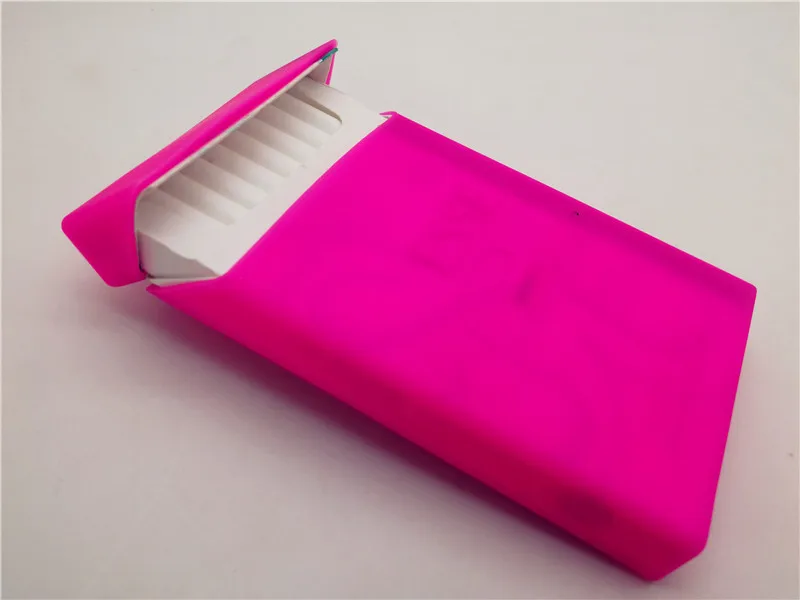 Silicone Waterproof Cigarette Case for Women - Pink & Black