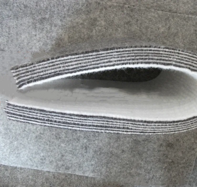 Industry Use White Layered Tension Pad 10mm Thick Polyester Felt Pad ...