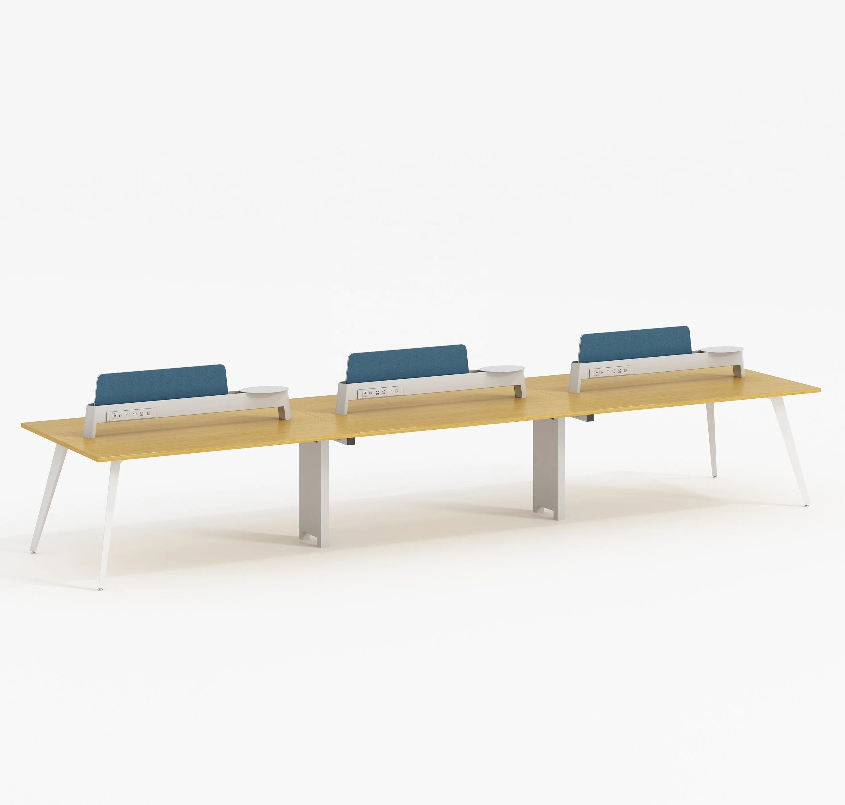 Office Furniture Office Cubicle Staff Workstation Desk With Cabinet 4,6 ...