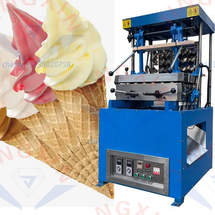 Stainless Steel Ice Cream Cone Machines - High Efficiency