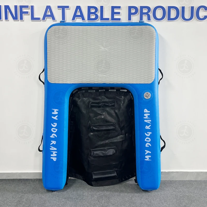 Water Play Inflatable Water Dog Ramp Durable Climb Pet Ramp Platform ...