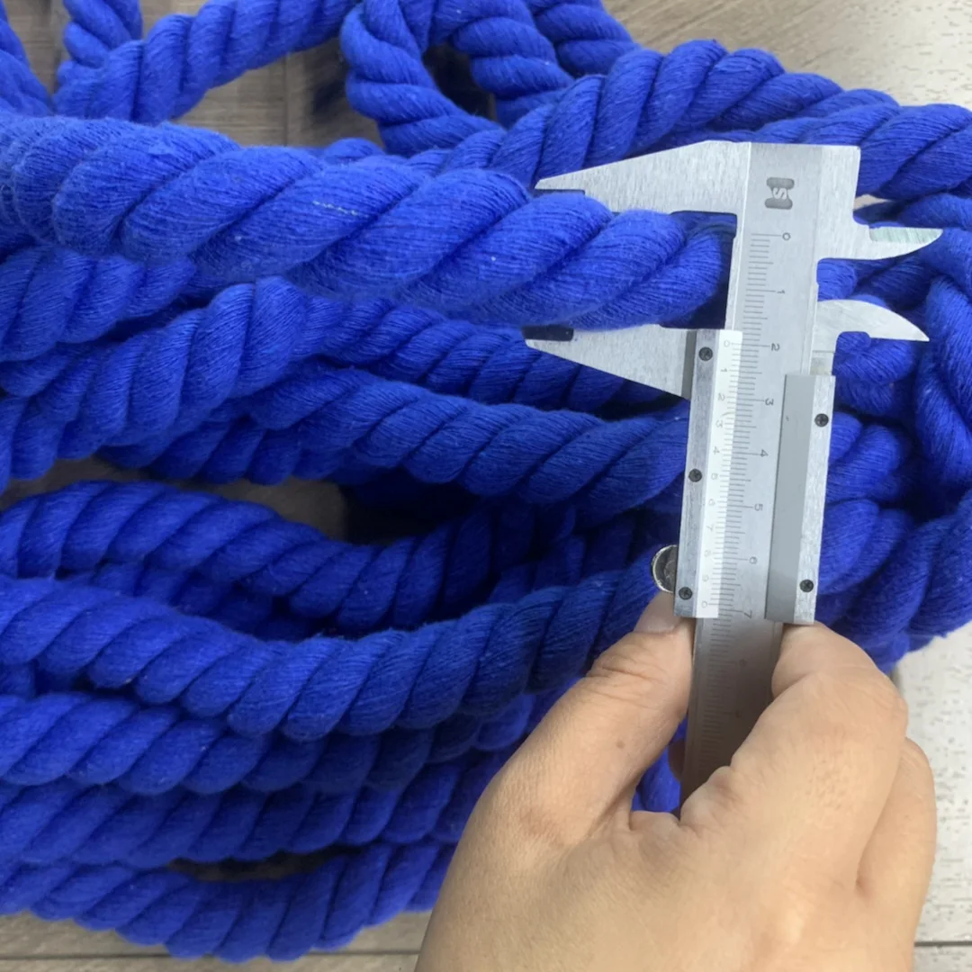 Wholesale 20mm Recycled Macrame Rope - Multi Colored Cotton Cord