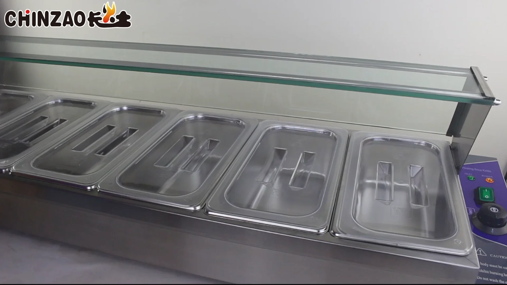 6 Pot Commercial Kitchen Counter Bain Marie Food Warmer Equipment Rtc ...