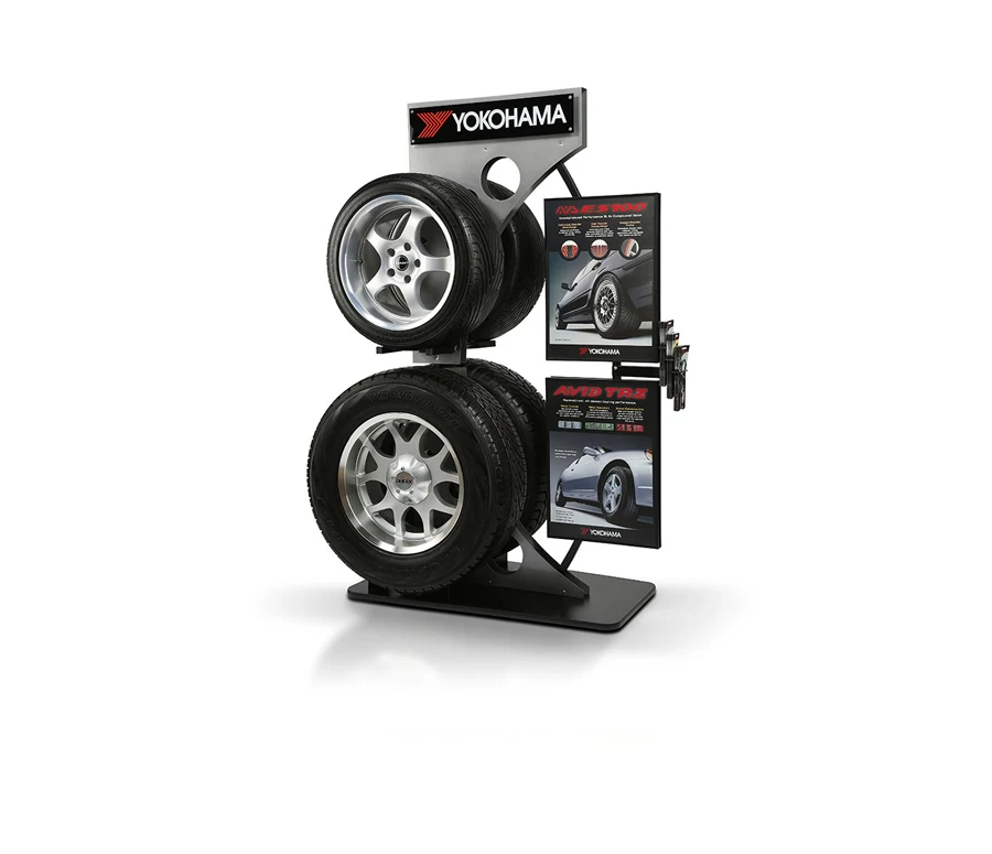High Quality Custom Car Wheels Tyre Exhibition Tire Display Stand For ...