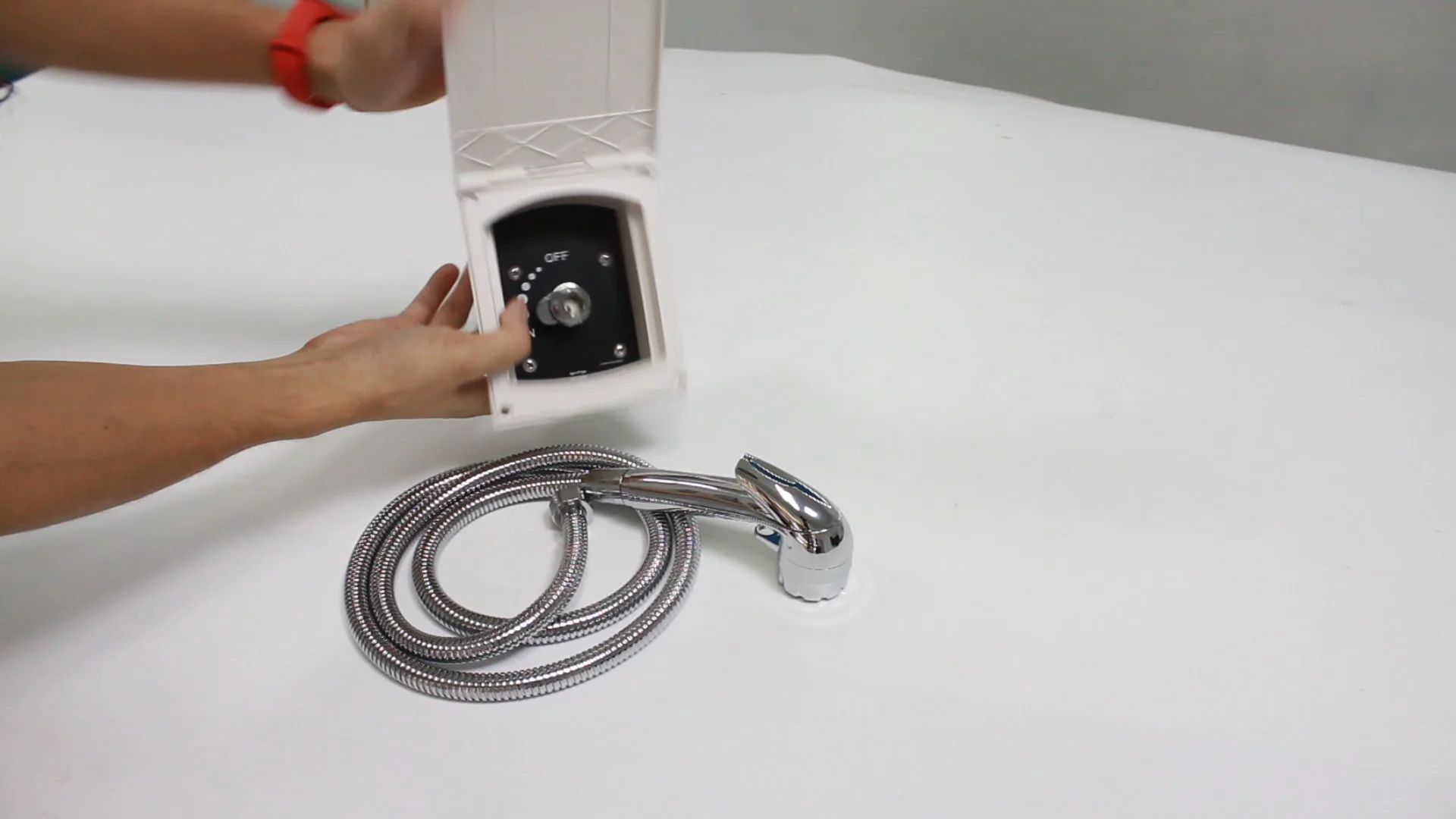 Rv Water Inlet Hatch Exterior Quick Connect Sprayer,Hose,And Exterior ...