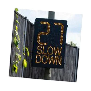 Full Matrix Led Display Portable Digital Solar Radar Speed Limited ...