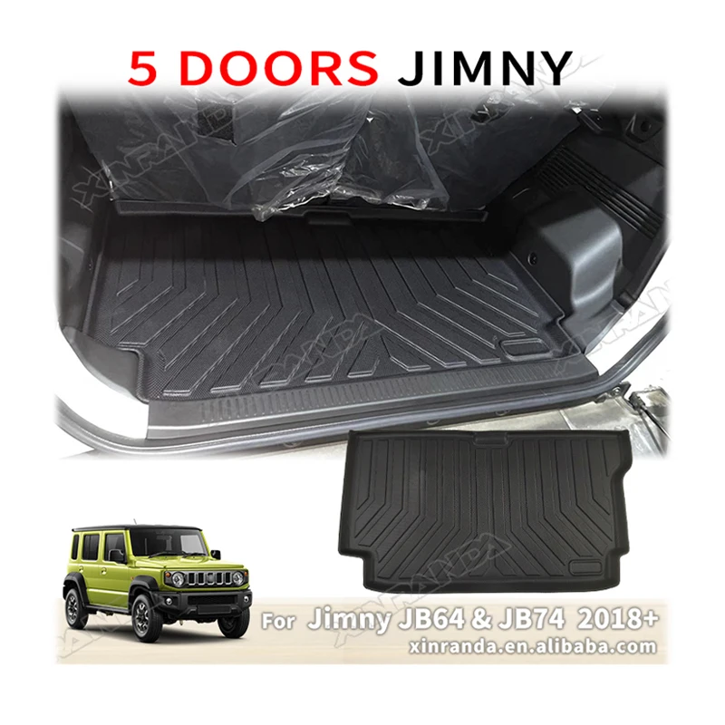 Jimny 5 Door Trunk Mat Boot Mat Waterproof Cargo Liner For Suzuki New Jimny 2023 2024 Jb74 Jb74w ...