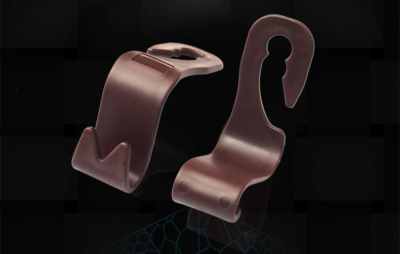 Newest Car Seat Back Hock/hook Pp Car Interior Hook For Hanging Rubbish ...