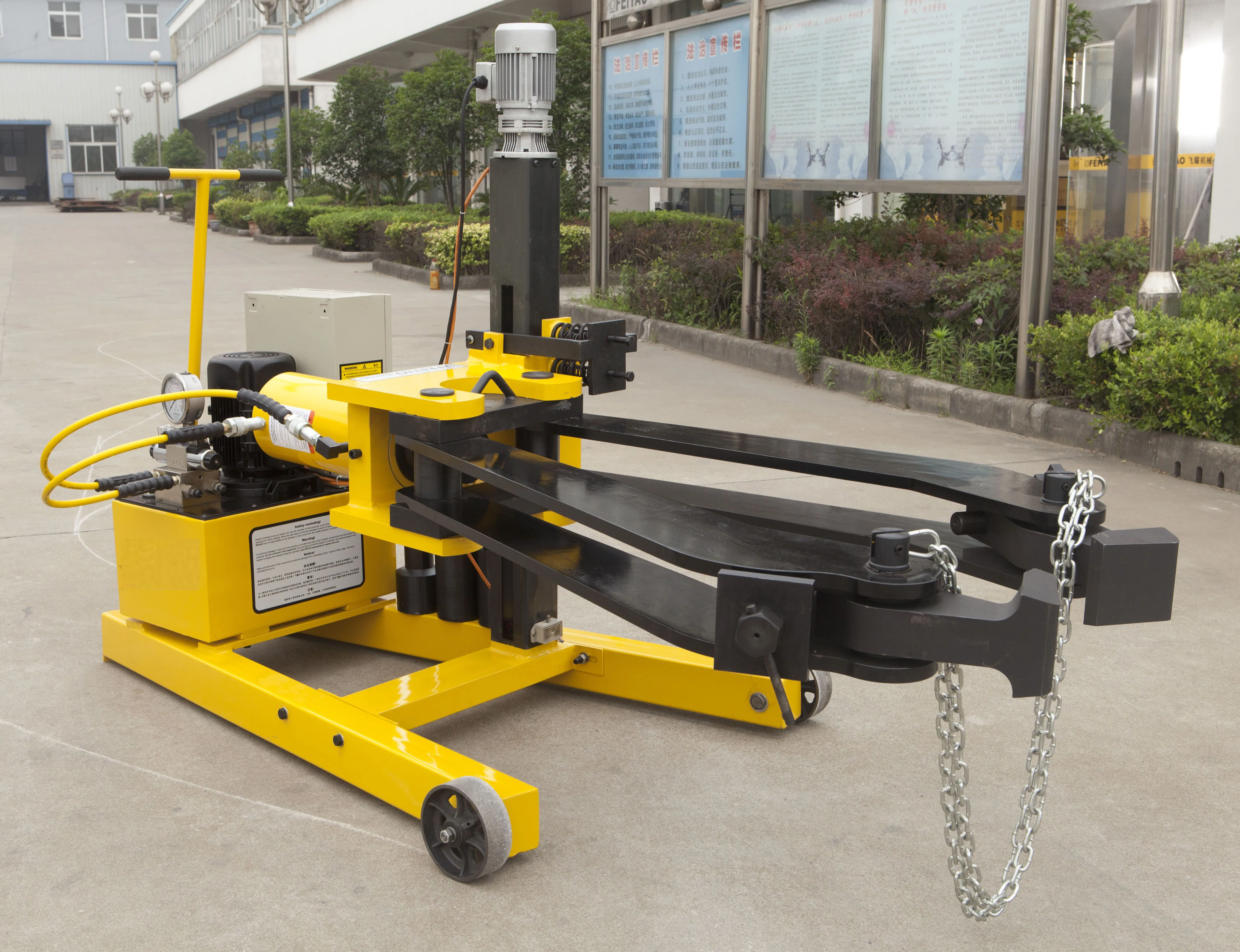 Vehicle-mounted Type 100 Ton Hydraulic Jaw Gear Puller - Buy Hydraulic ...