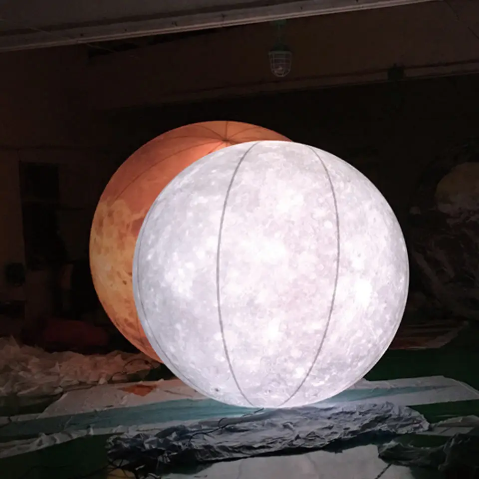 Hot Selling Giant PVC Inflatable LED Light Helium Balloon for ...