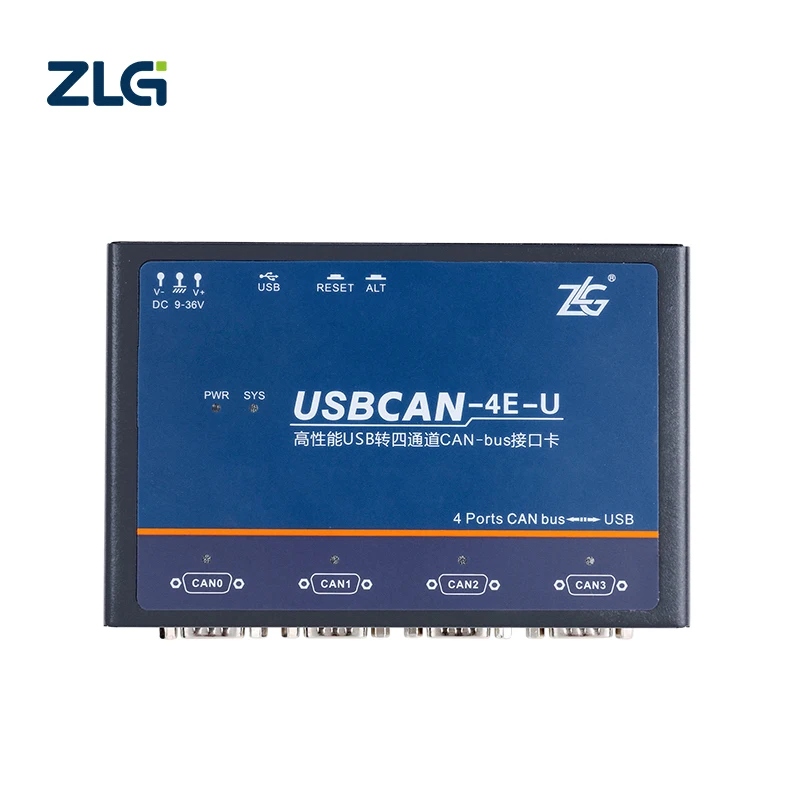 Zlg Usb To Can Bus Message Analysis Intelligent Smart 1/2/4/8 Channels Can Converter Analyzer ...