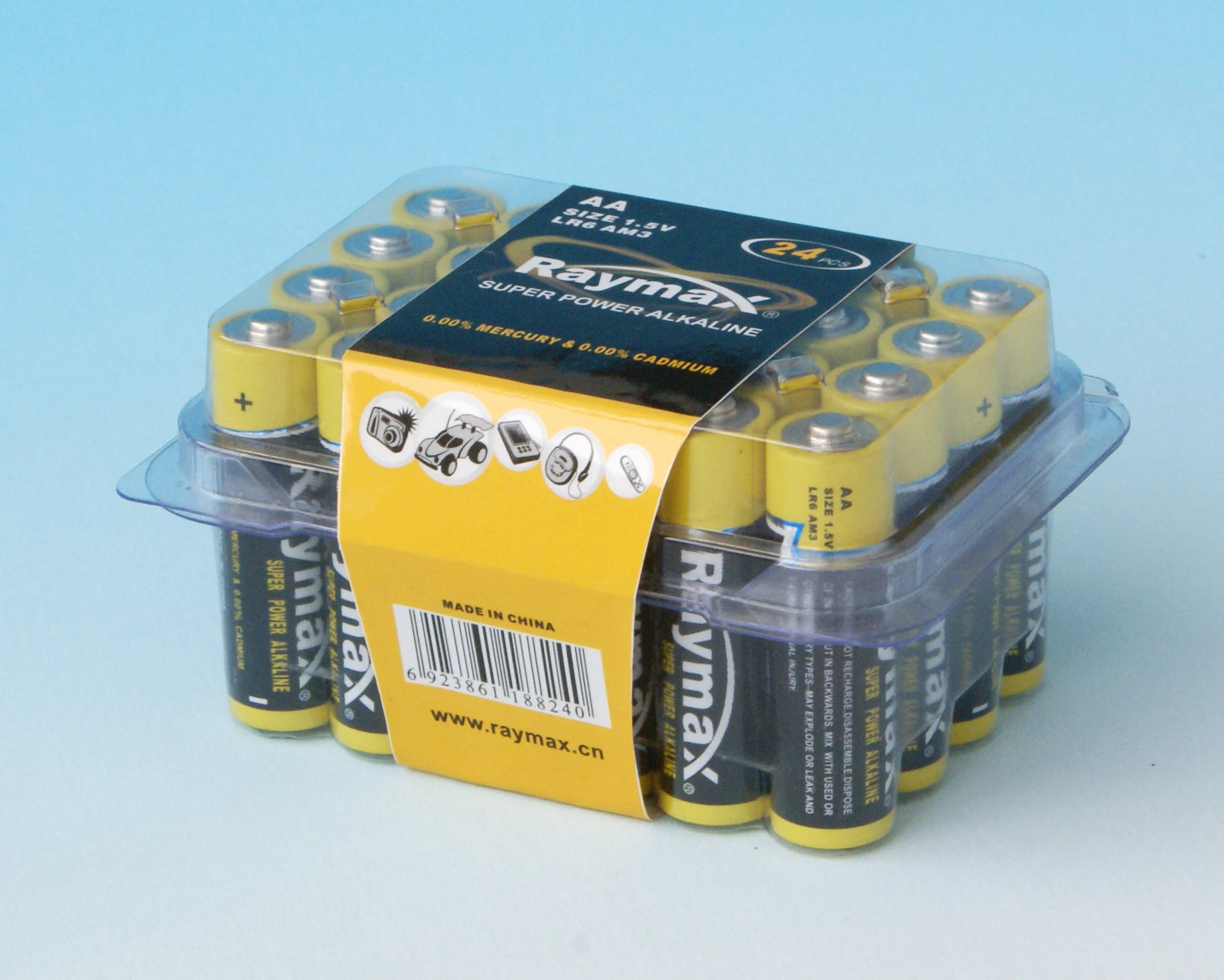 Raymax All Season Hot Selling PVC Box 24pcs Batteries