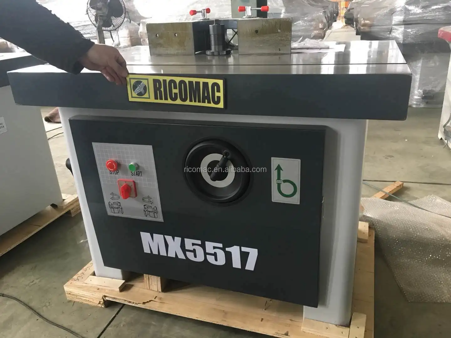 MX5517 Table Sliding Vertical Wood Shaper - Spindle-shaped