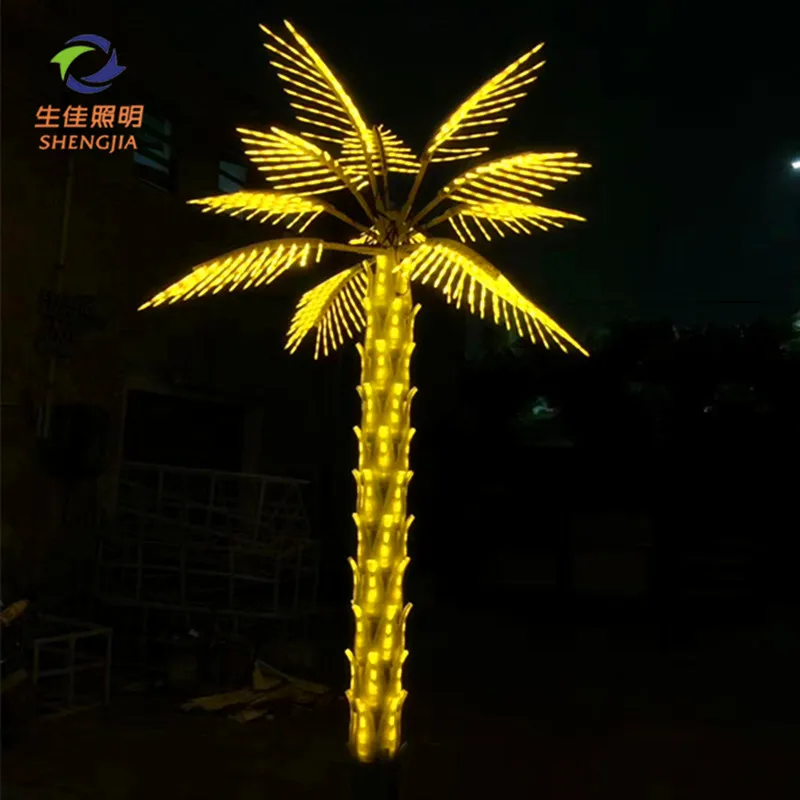 Shengjia LED RGB Coconut Palm Tree Lights for Holiday Decor