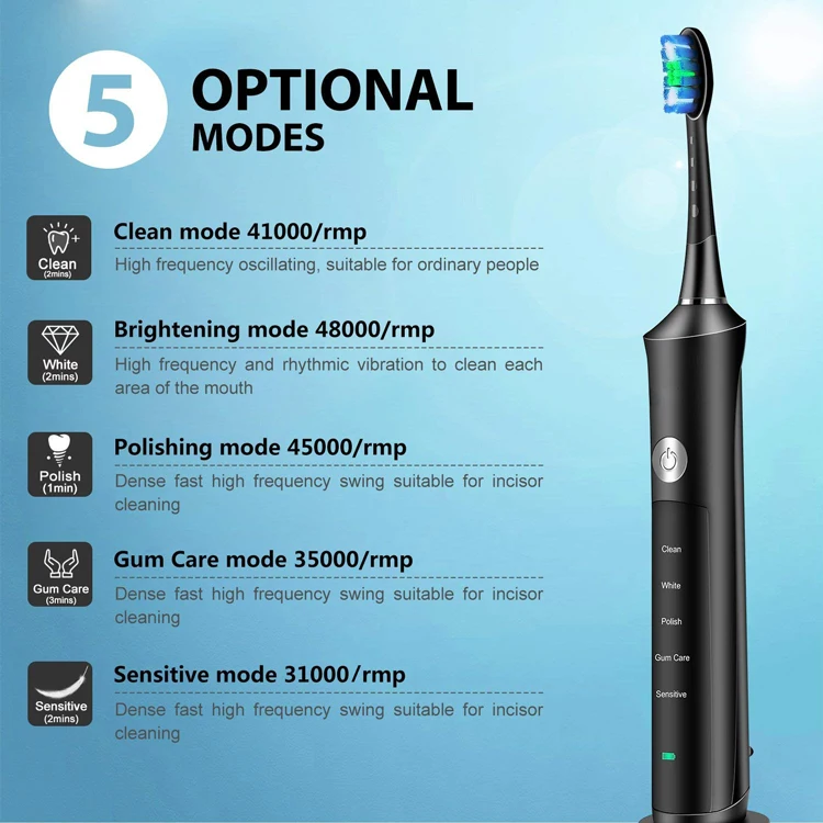 Rechargeable Adult Toothbrush Usb Charging Electric Toothbrush - Buy ...