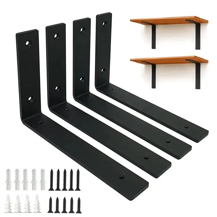 Hidden Triangle Metal Bracket Heavy Duty Floating Wall Mounting Right ...