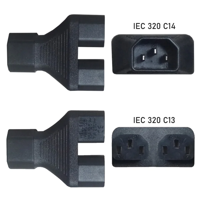 Wholesale Pdu Server Plug Ups Iec320 C14 To C13 Power Splitter Adapter ...