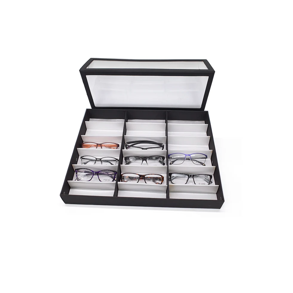 Portable Eyeglasses Storage 18pcs Sunglasses Holder Eyewear Display ...