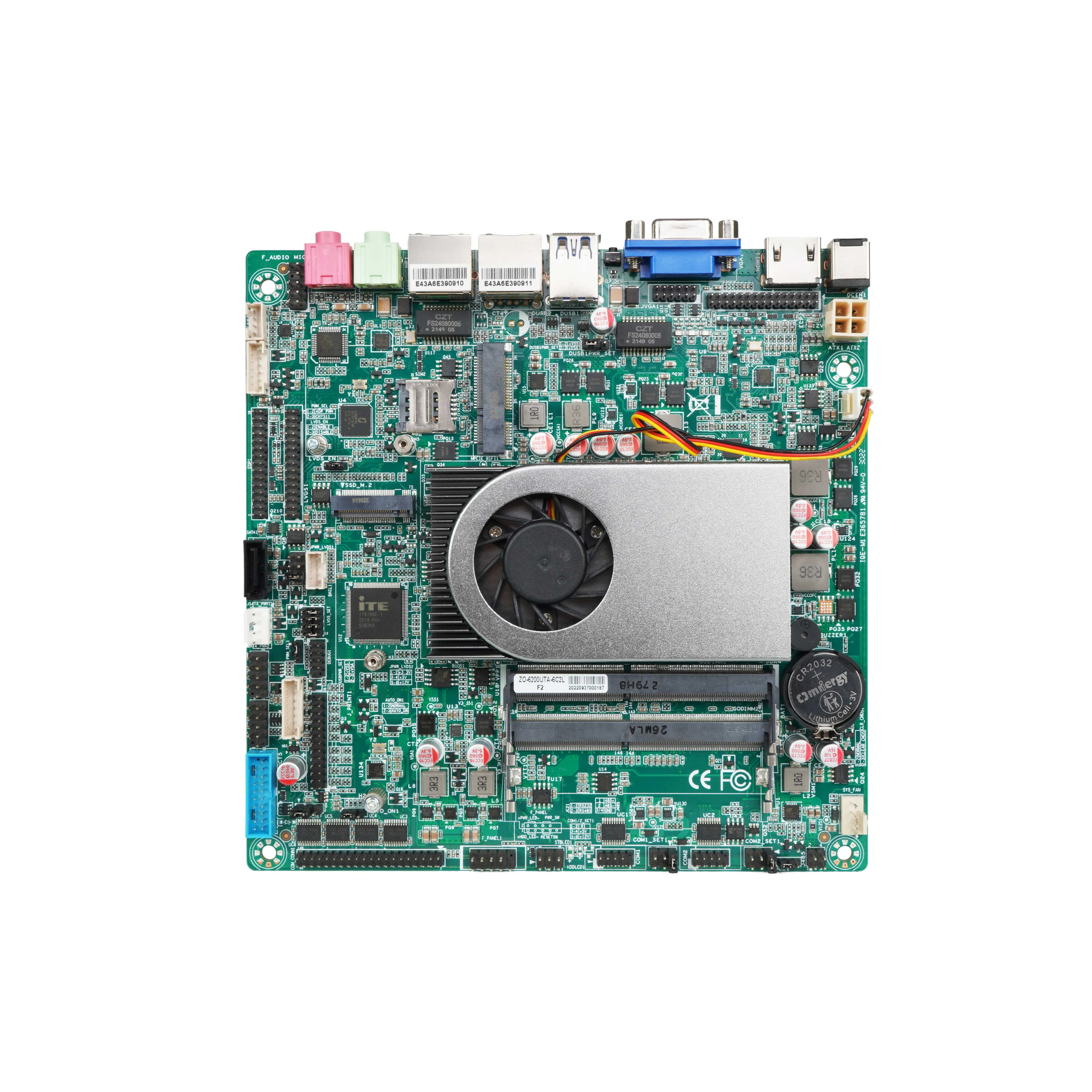 Mini Itx Industrial Motherboard Intel Graphics Three Display Kaby Lake&sky Lake Ddr4 M.2 ...
