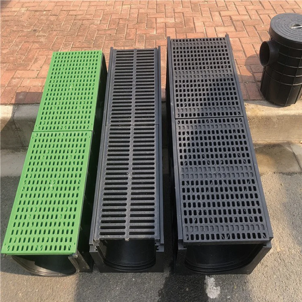 U 200 Hdpe Plastic Drainage Irrigation Drainage Channel U Type Drain ...