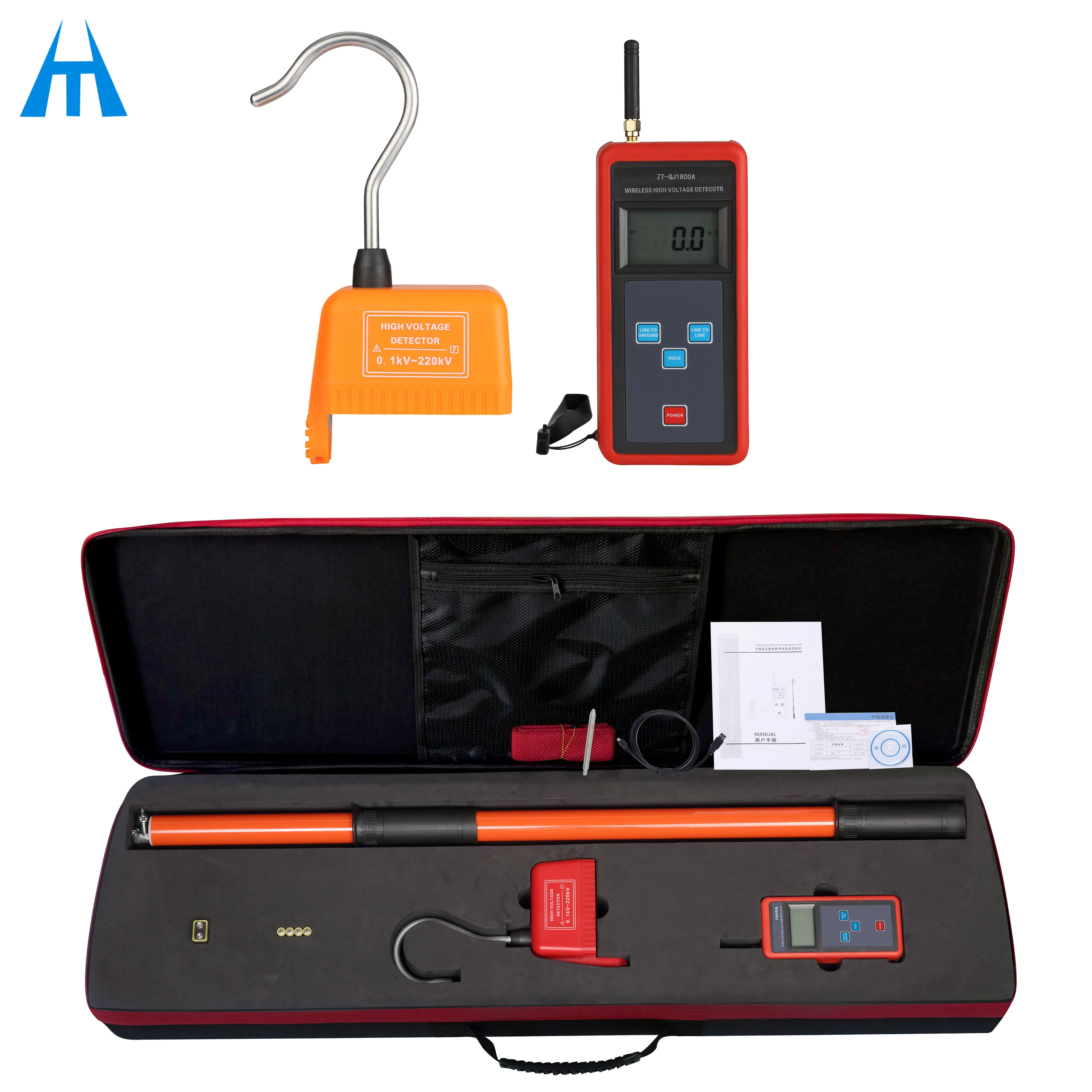 Zt-qj 1800a/1800b 433mhz Wireless High Voltage Phasing Detector Induced ...