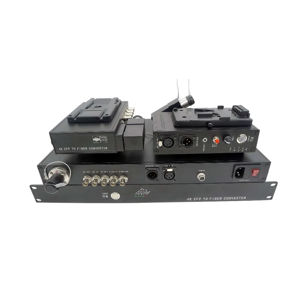 12G EFP to Fiber - 4K/12G/6G/3G/HD SDI Converter by Beyondopto