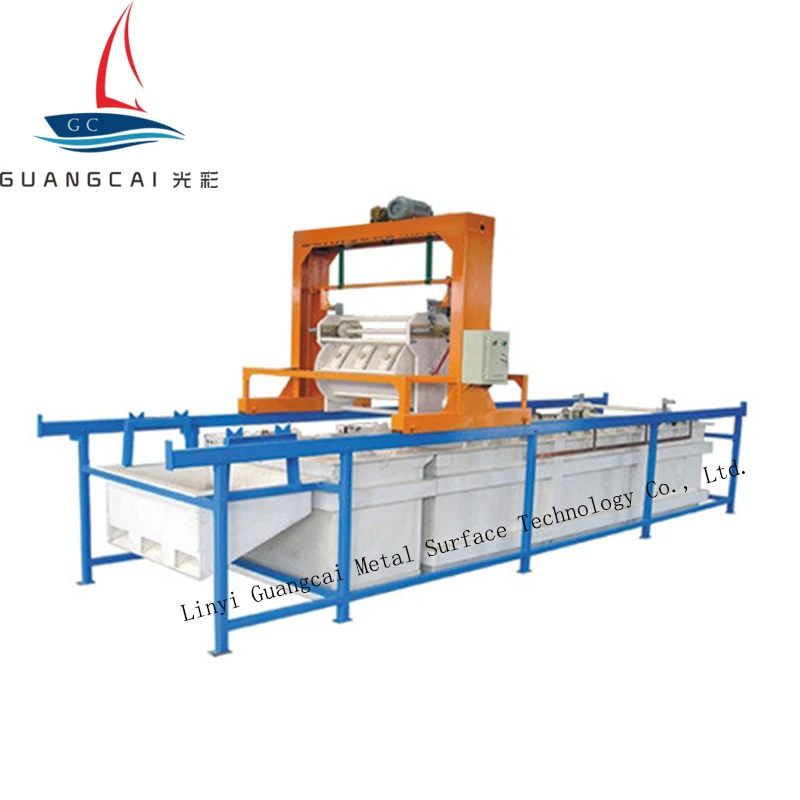 Full Automatic Gantry Type Rack Plating Zinc Plating Line For Metal ...