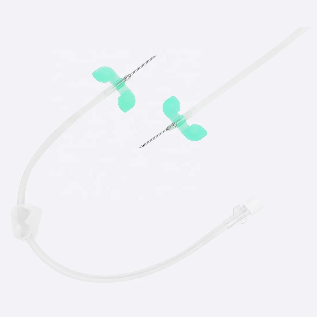 Disposable AV Fistula Needle Kit - 15Ga/16Ga/17Ga Sterile Dialysis ...