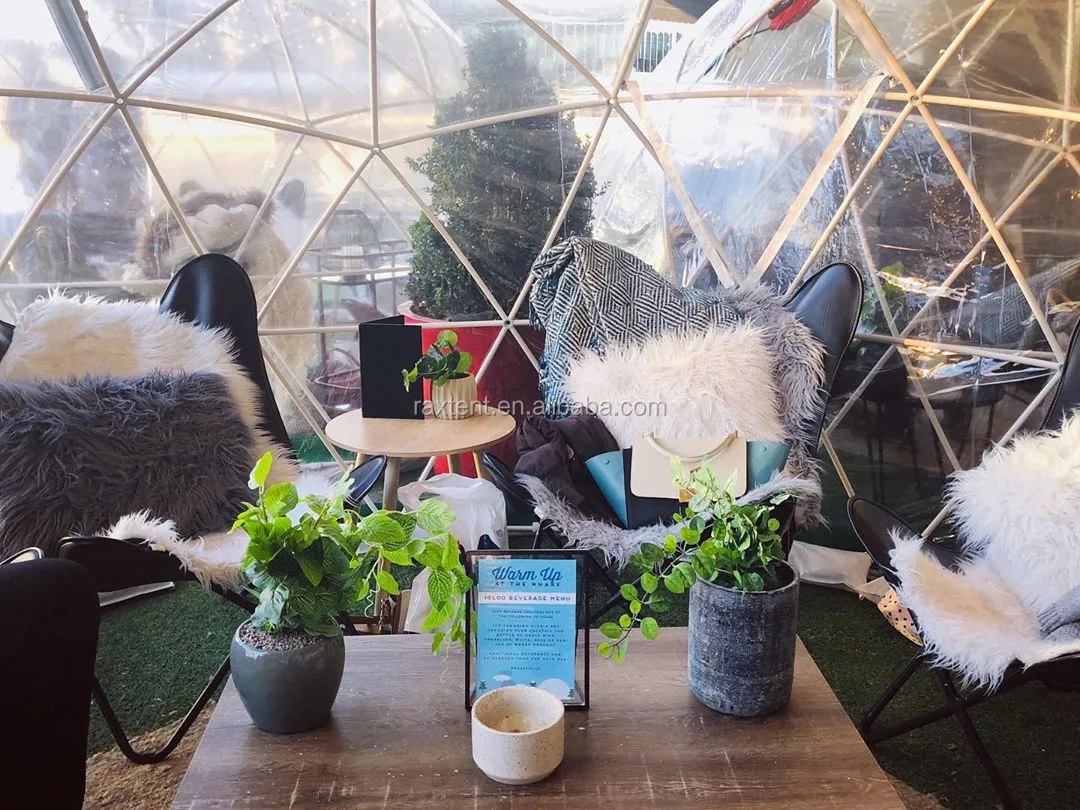 Fiberglass Igloo - Transparent Dome Tent for Winter Glamping