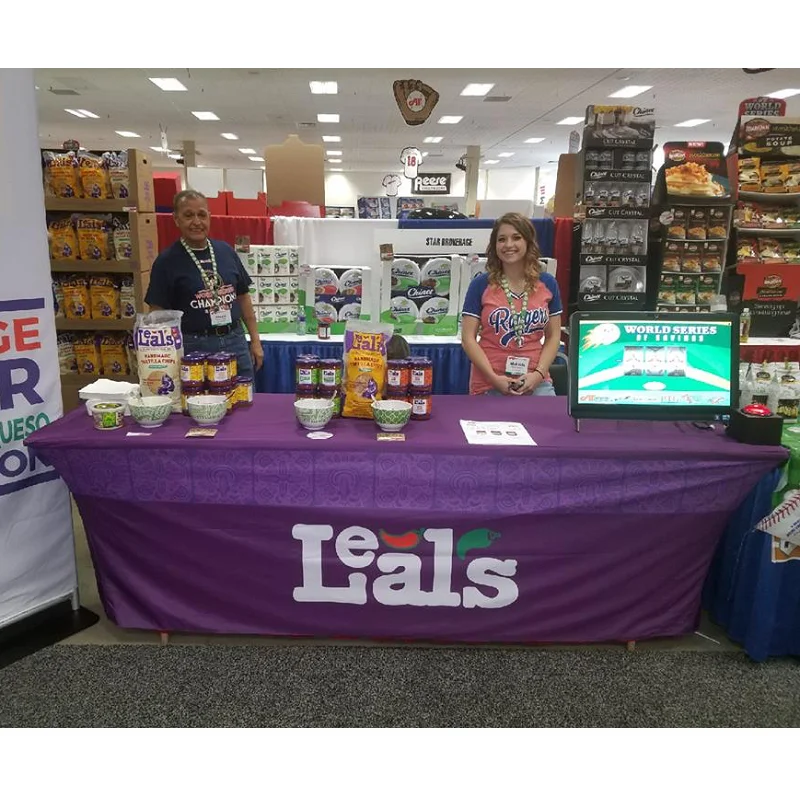 Trade Show Custom Printed Logo Design Block Print Table Cloth Custom ...