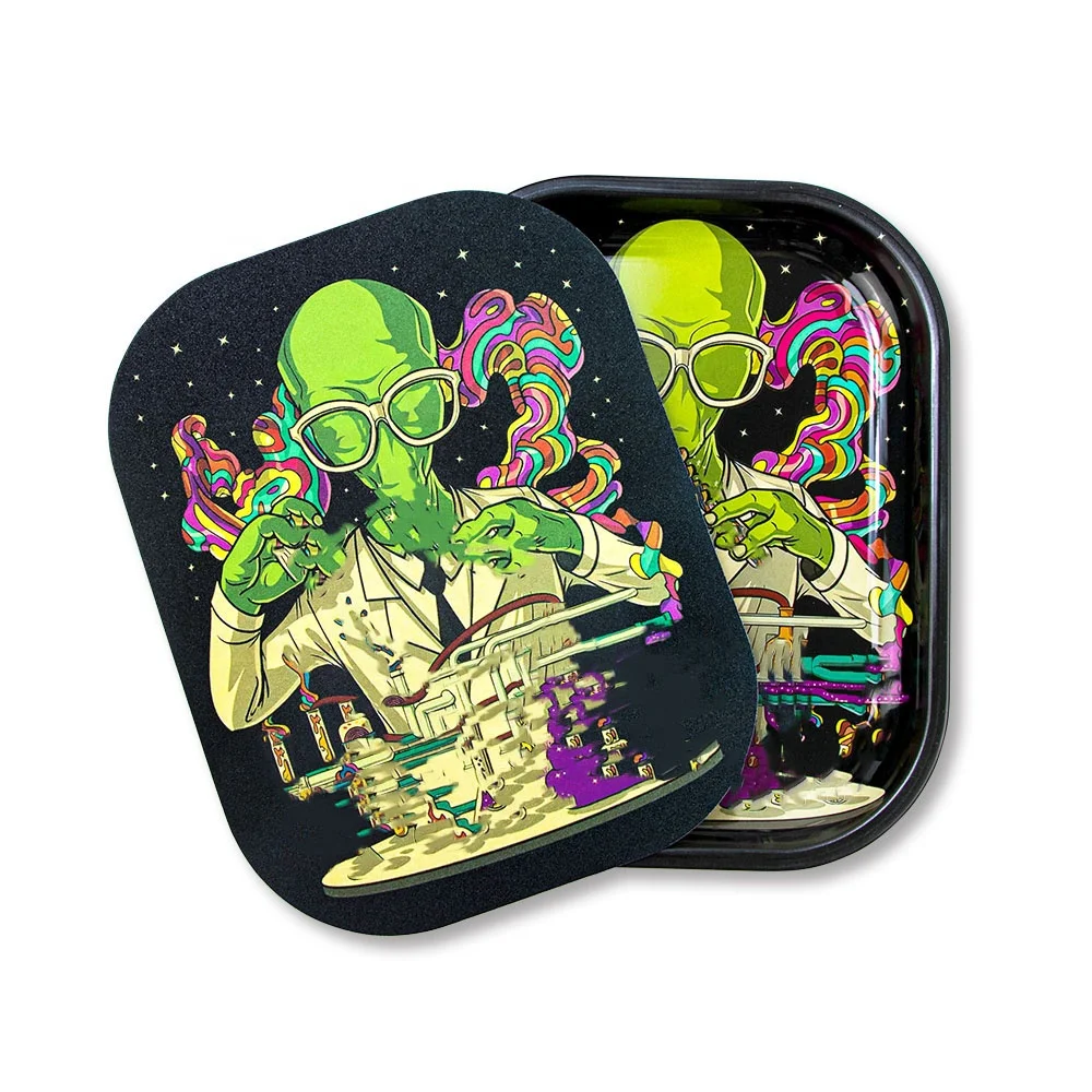 BEYOU Smoke Tray - Customizable Rolling Tray with Lid