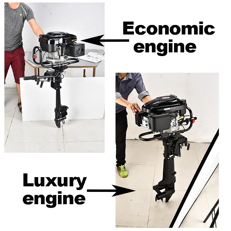 5.5HP 149cc Air-Cooled Four-Stroke Gasoline Outboard Engine with CE ...