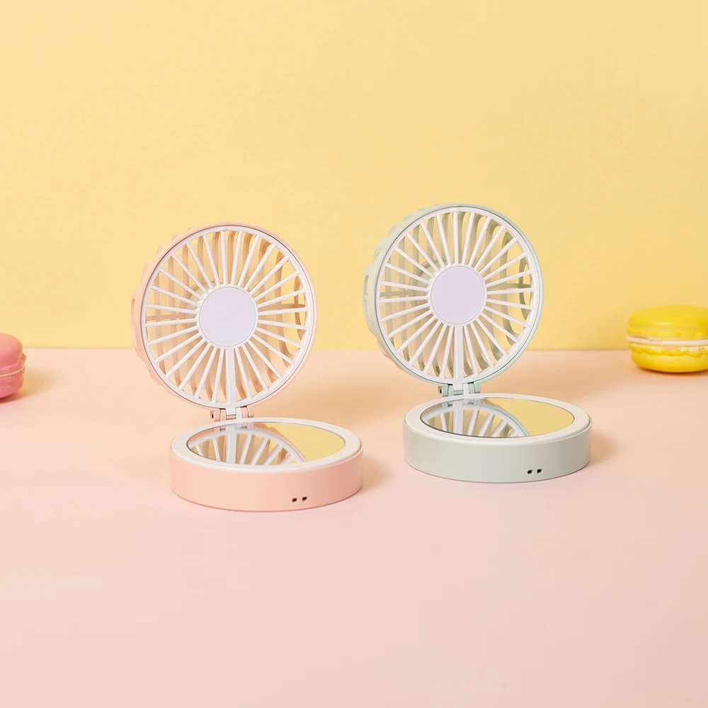 IMYCOO New Design Portable Handheld Mini Fan With Mirror Custom Logo ...