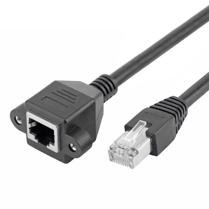 Cable Ethernet RJ45 macho a hembra para montaje en Panel, Cable de ...