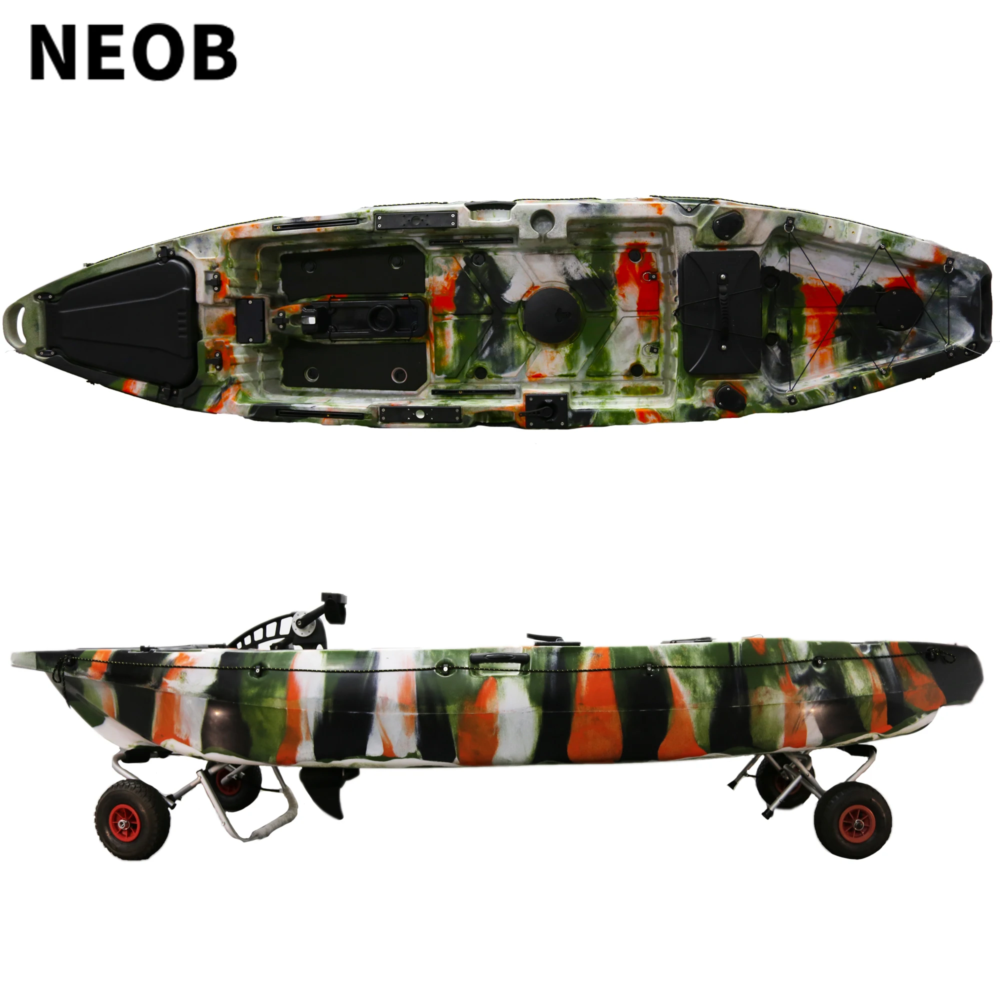 Neob Kayak Oem Logo Single Fishing Speed Canoe/kayak Rowing Boats Sit ...