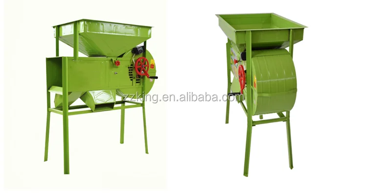 Wheat 1.2 Ton Per Hour High Productivity Type Small Rice Grain Cleaner ...