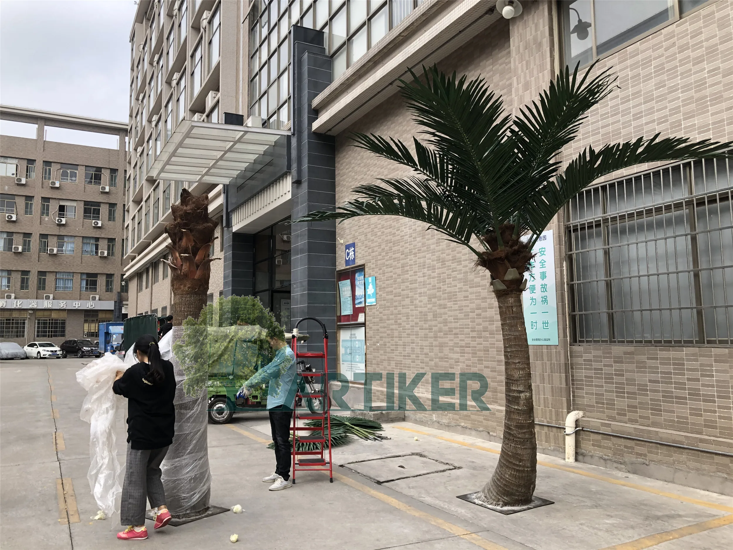 Shop Our Eco-Friendly Large Artificial Palm Tree for Gardens