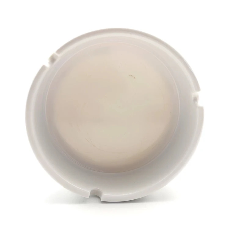 Customizable White Melamine Ashtray - Portable & Durable