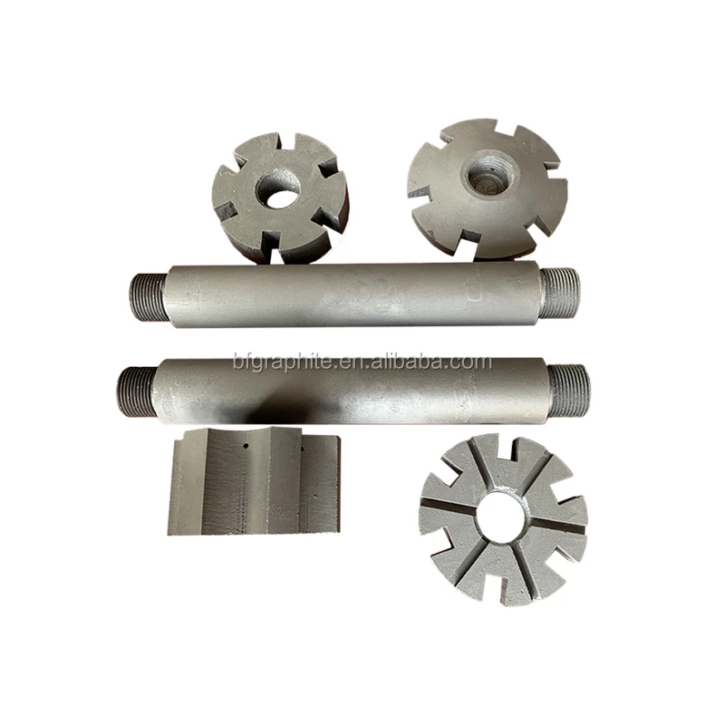 Anti-oxidation Aluminum Degassing Graphite Rotor Impeller Rod For ...