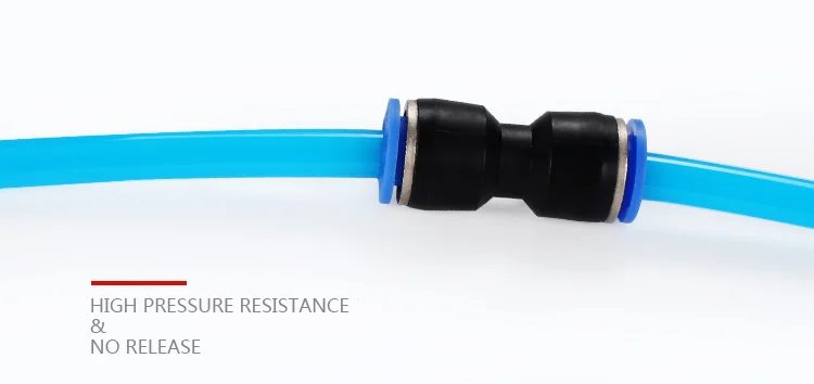 Pu Straight Union Puc 8-equal Union-8mm Pneumatic Plastic Push Fitting ...