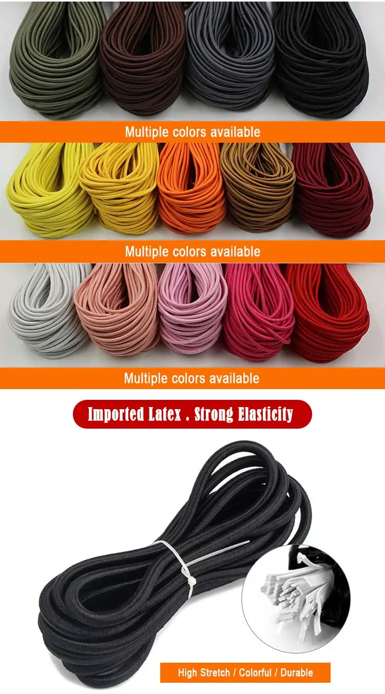 Colorful Elastic Cords - Durable and Versatile Solutions
