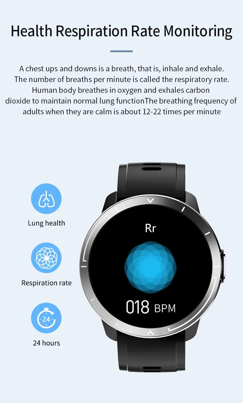 M18 Plus Smart Watch 2021 Body Temperature Smartwatch ECG PPG Accurate ...