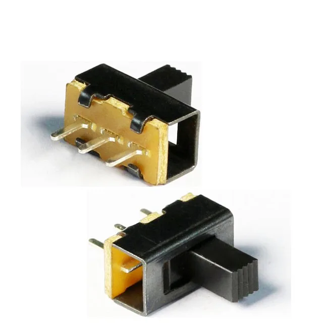 On-off 3 Pin Slide Switch 3a Ac Power Pcb Mounted Micro Switch Ss-12f17 ...