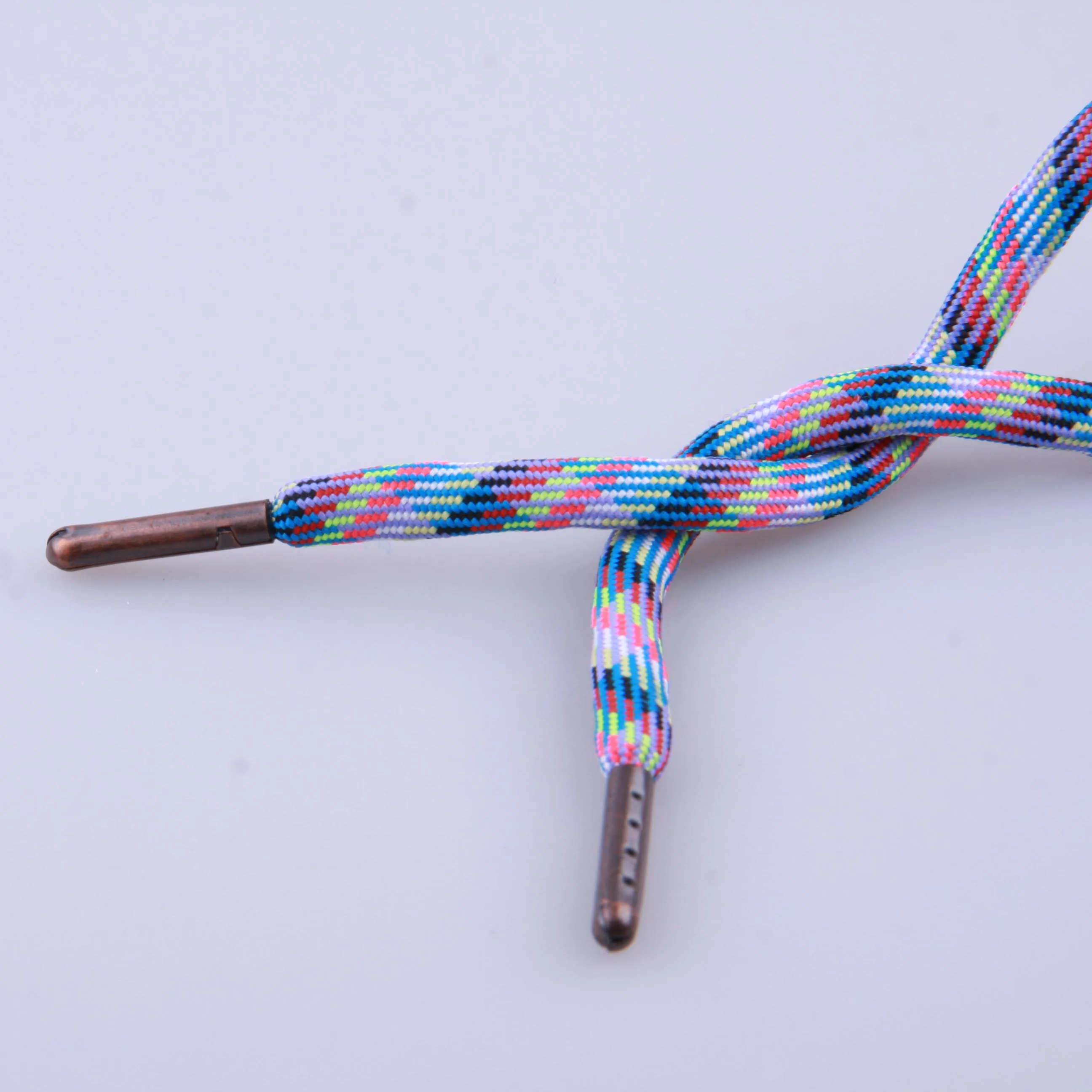 Flat Drawstring Cord With Metal Tip Drawcord For Garment - Buy Flat ...