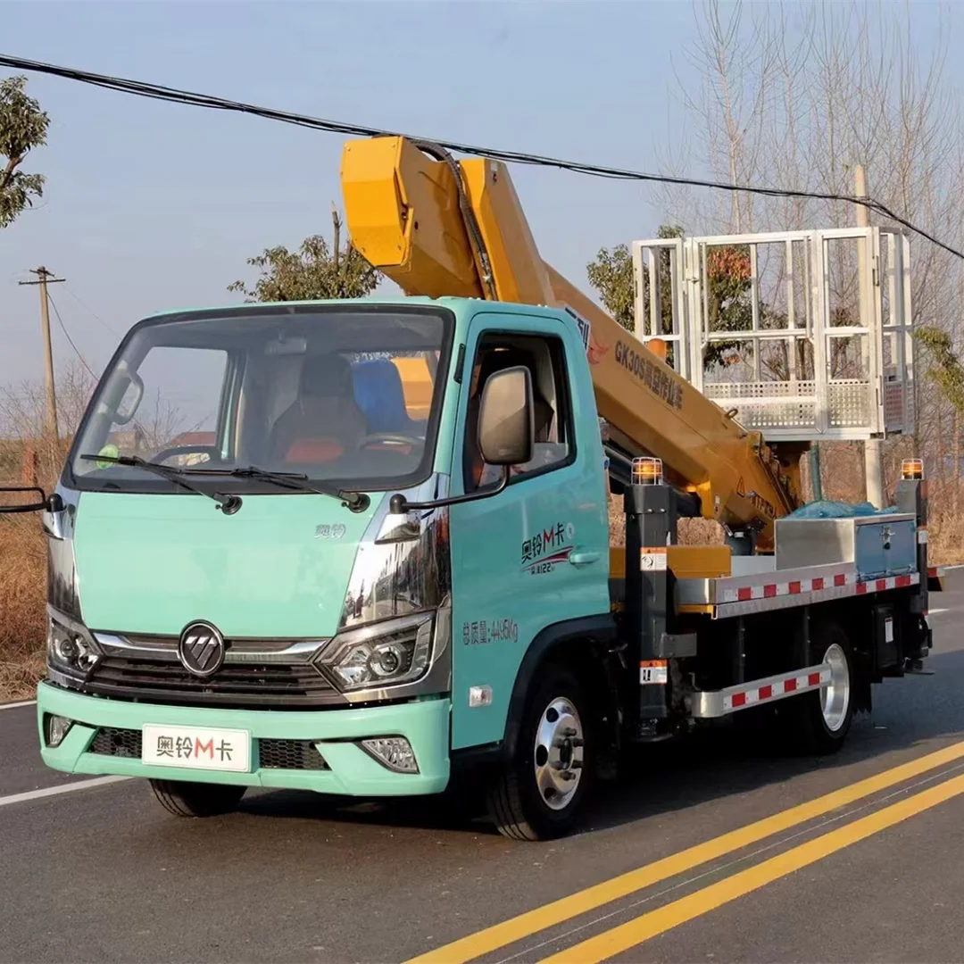 Foton 30m Max Working Height Bucket Truck Aerial Working Platform ...